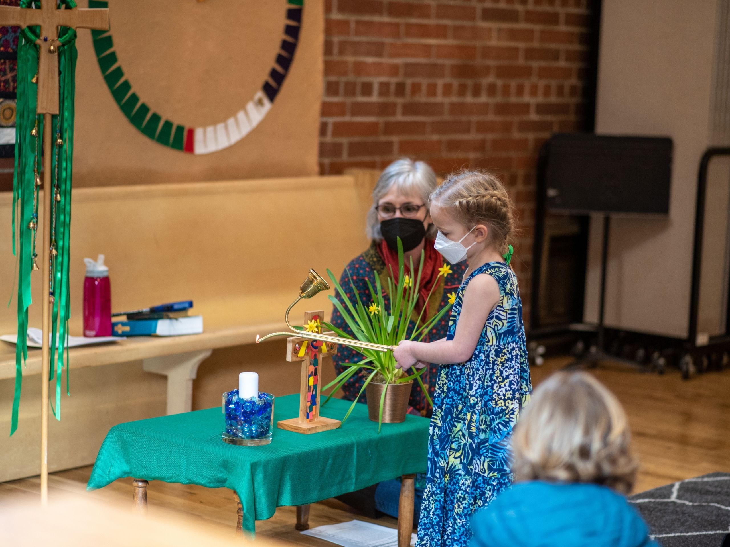 children chapel lighting